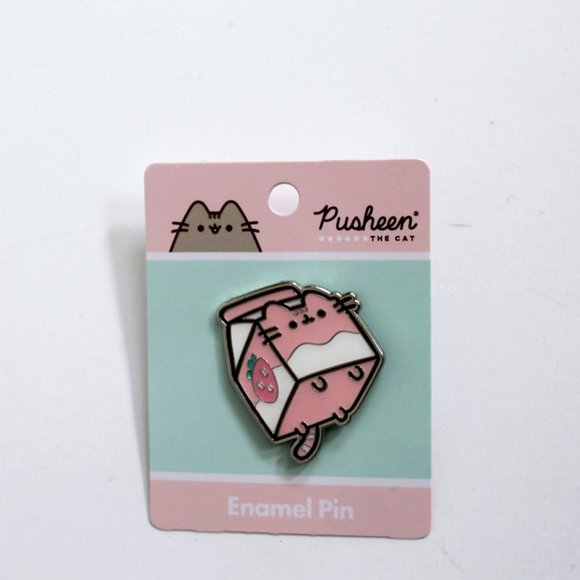 Pusheen | Jewelry | Pusheen The Cat Enamel Pins Set Of 3 Boba ...